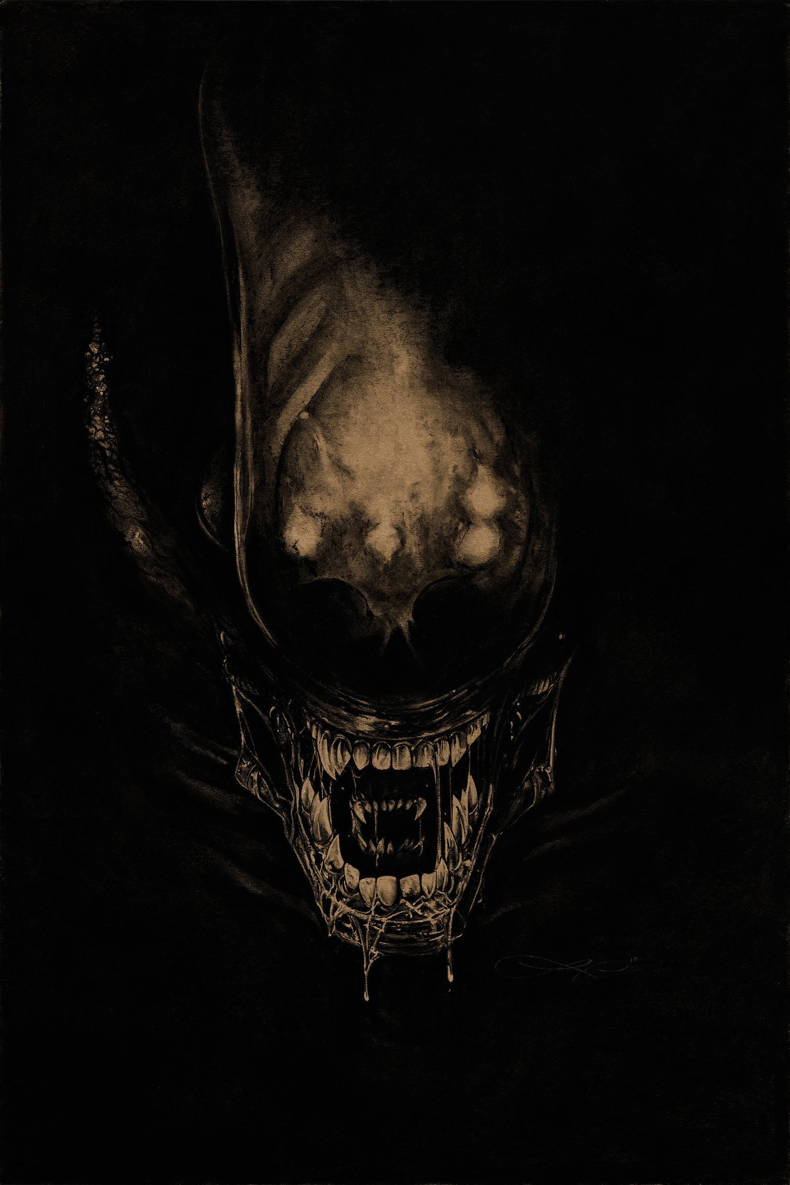 xenomorph face