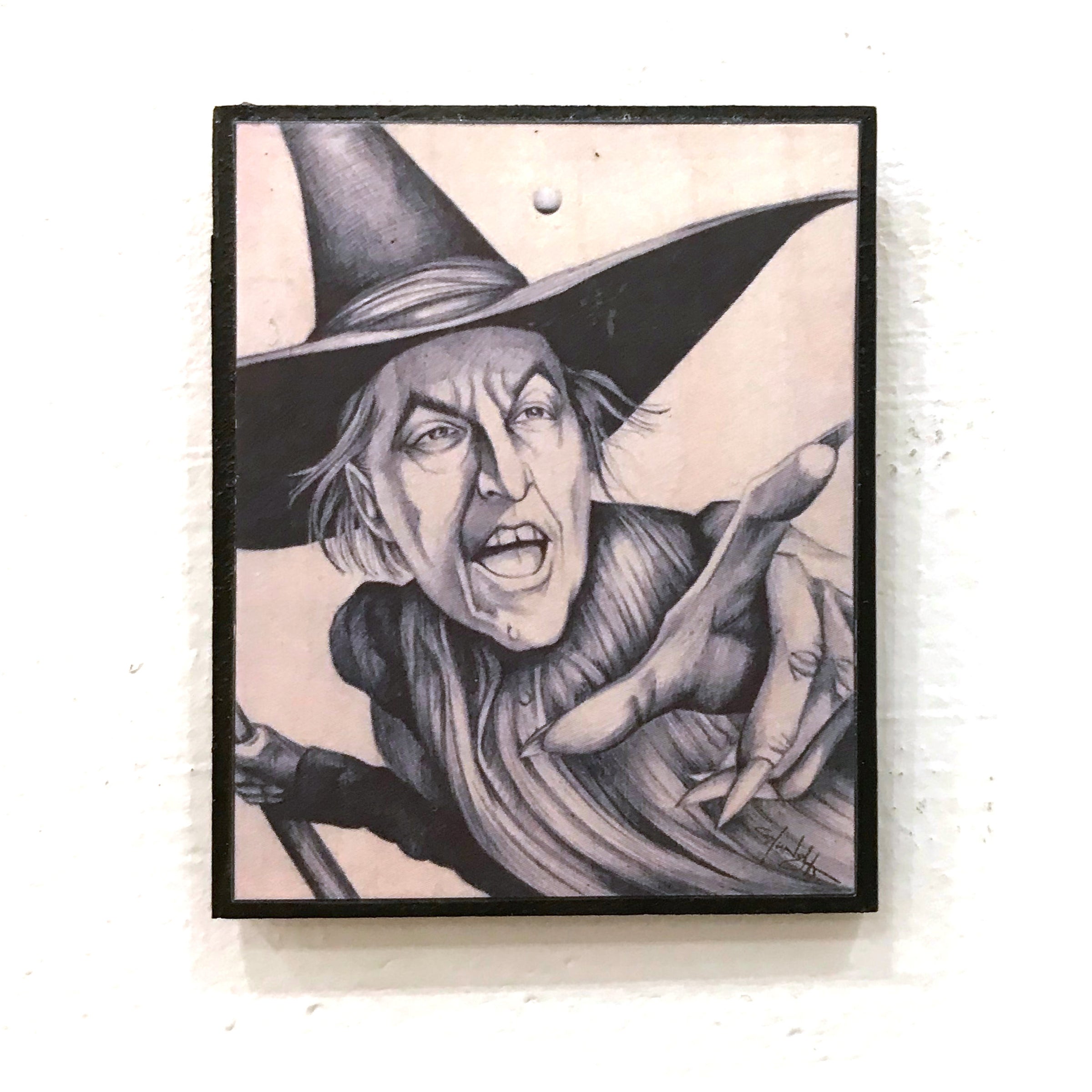 Evil Witch Drawing